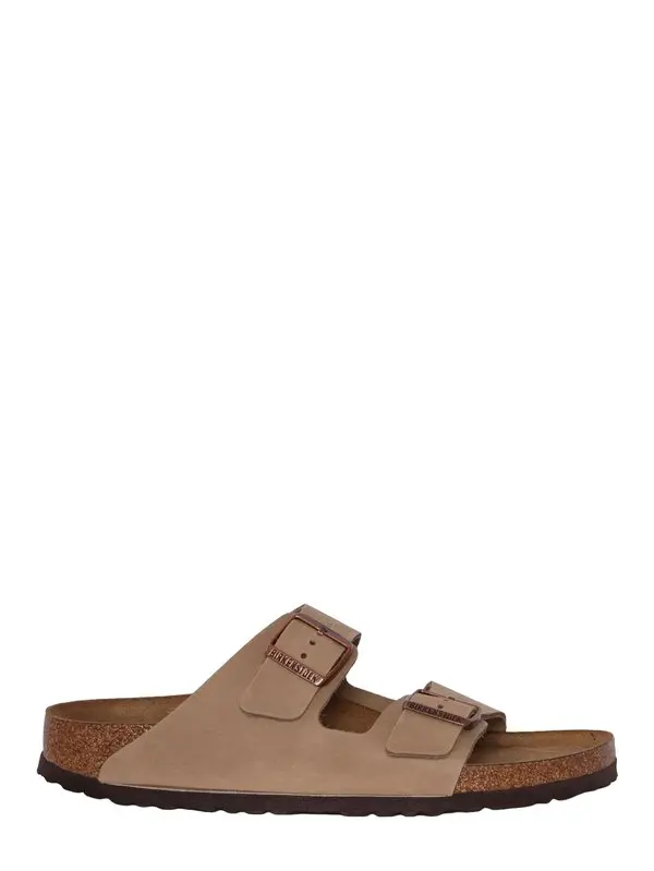 BIRKENSTOCK Arizona Sfb Oiled Leather Sandals - Red
