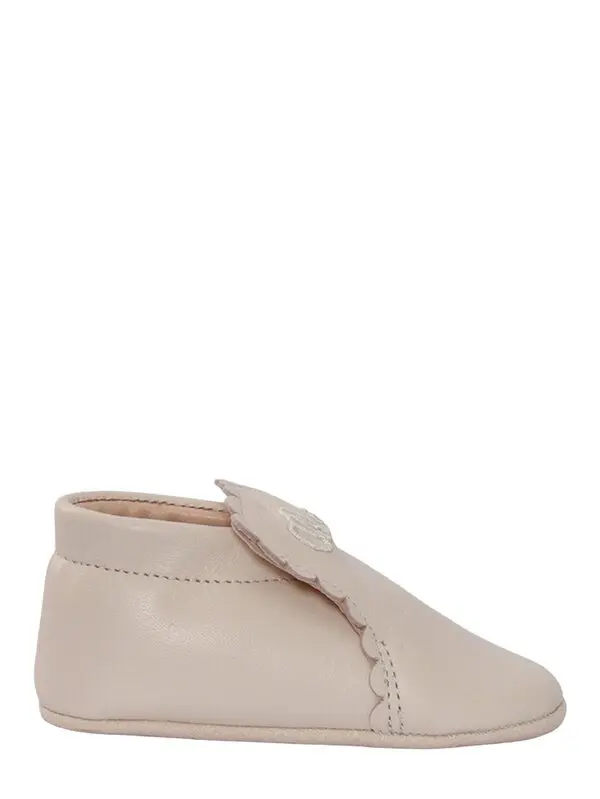 Chloé Leather Slippers - White