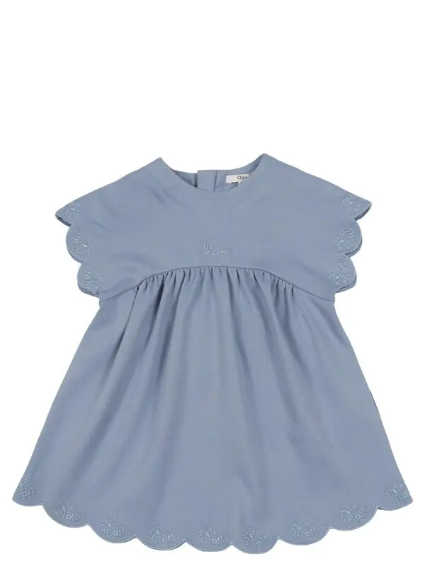 Chloé Short Sleeve Dress - Blu