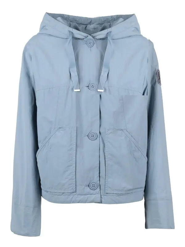 PARAJUMPERS Hooded Padded Jacket - Blue
