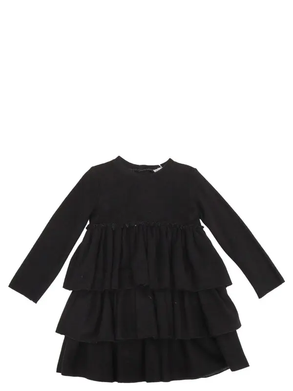 MAGIL Punto Milano Dress With Ruffle Detailing - Red
