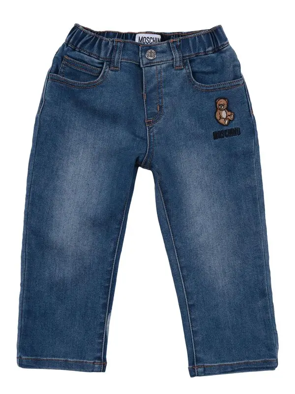 Moschino Denim Pantalones Largos - Blu