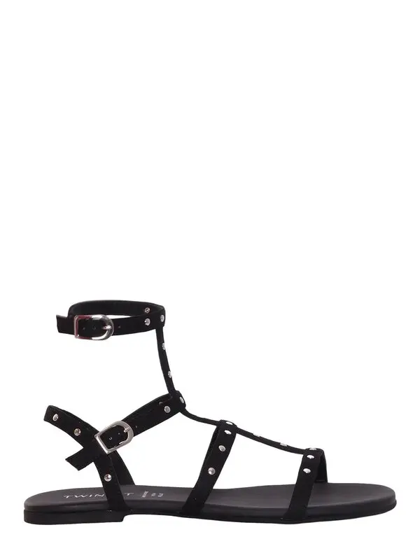 TWIN SET GIRL Sandals - Red