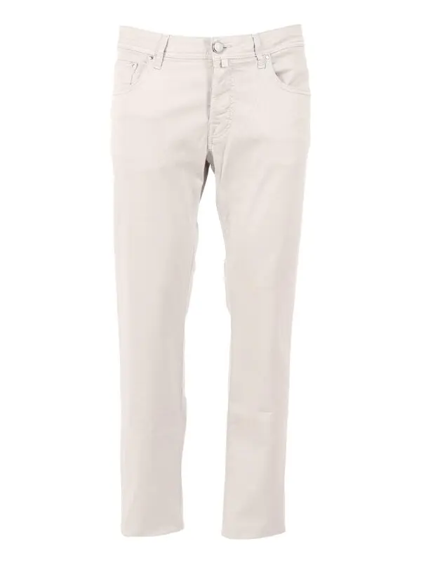 Jacob Cohen Slim Fit Nick Pants - White