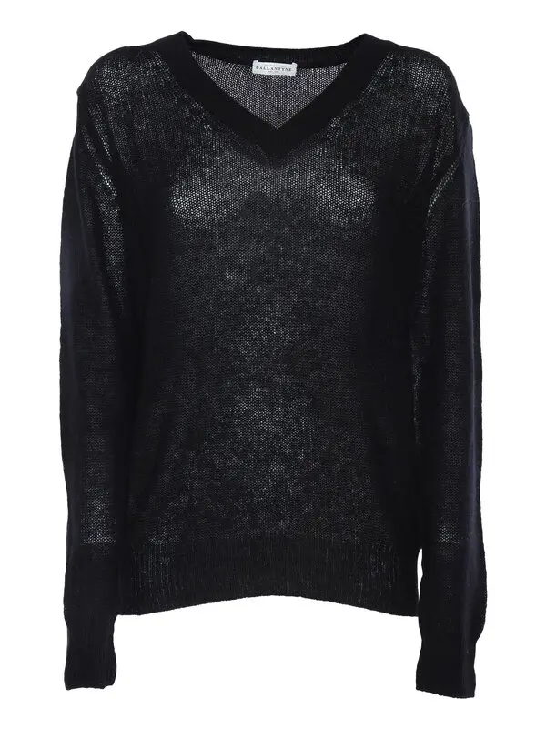 BALLANTYNE V-neck Pullover - Red
