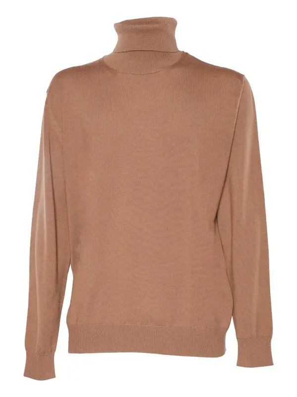 BALLANTYNE Turtleneck Pullover - Red