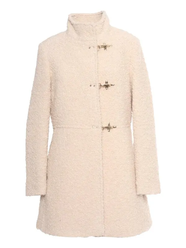 FAY Virginia 3 Ganci Coat - White