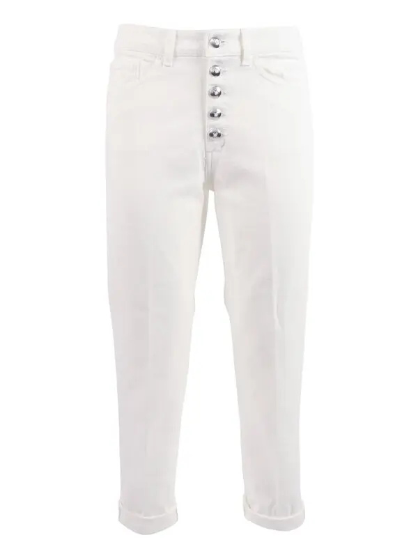 DONDUP Koons Bot Gioie Pantalone - White