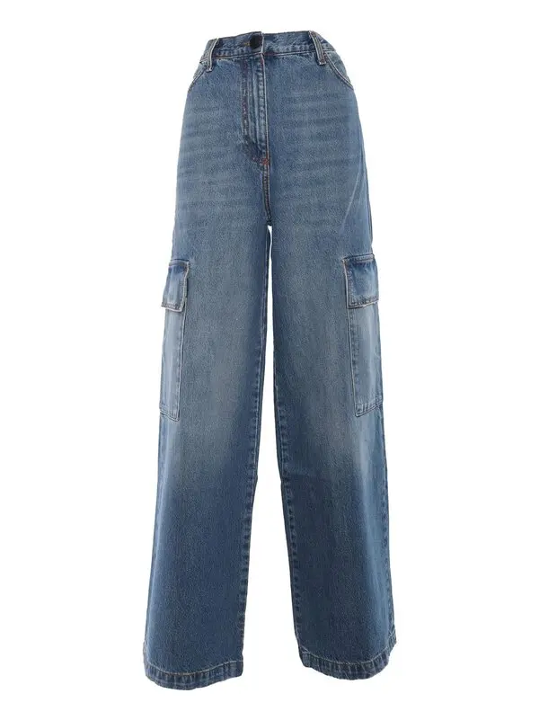 BALLANTYNE Cargo Trousers - Blu