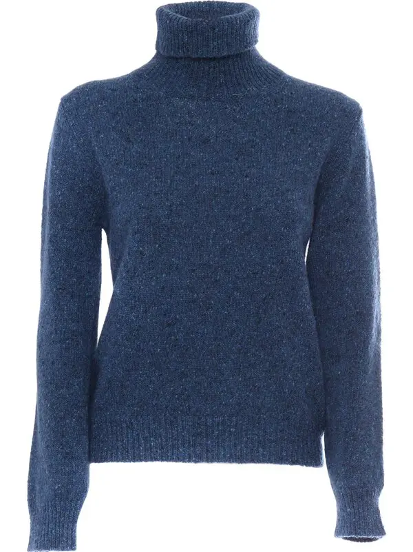 KANGRA Regular Fit Turtleneck - Blu