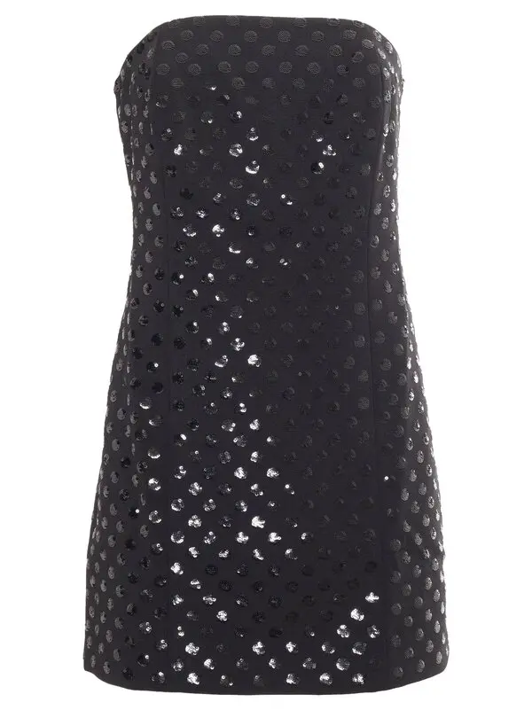 Michael Kors Sequin Dot Mini Dress - Red