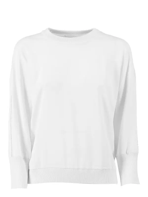 Peserico Knitted Sweater - White