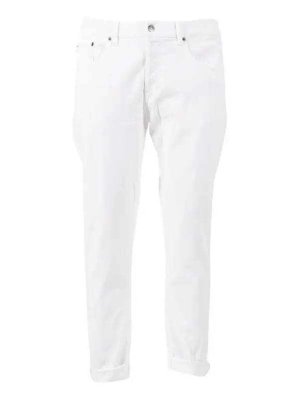 DONDUP Pantalone Icon Trousers - White