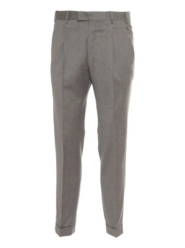 PT TORINO Master Pleated Trousers - Green