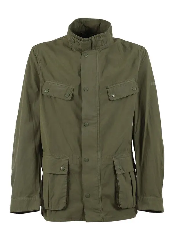 Barbour Garment Dyed Duke Casual Jacket - Green