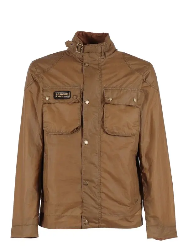 Barbour Merton Wax Jacket - Red