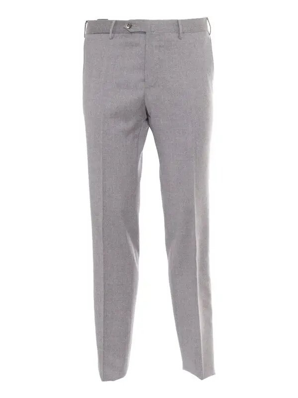 PT TORINO Slim Flat-front Trousers - Other