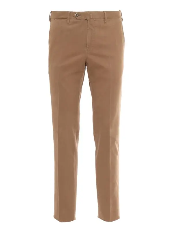PT TORINO Slim Flat Front Trousers - Other