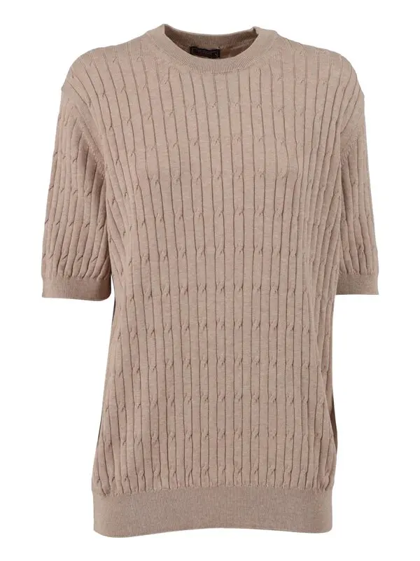 Peserico Ribbed Knit Pullover - Other