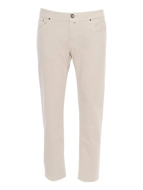 Jacob Cohen Pantalone 5 Tasche - White