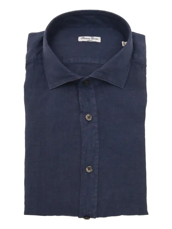 SARTORIA DEL CAMPO SONRISA Dress Shirt - Blu