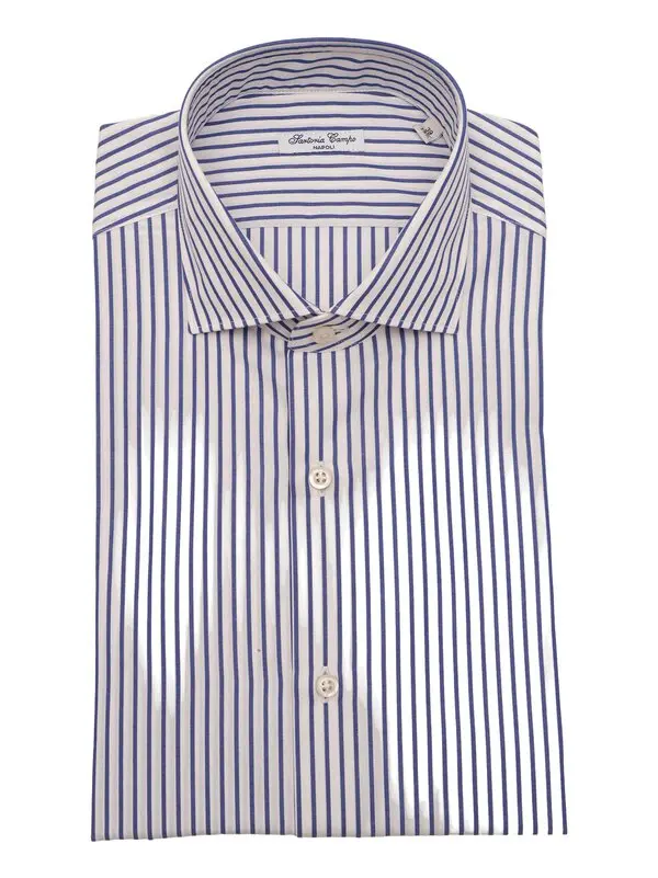 SARTORIA DEL CAMPO SONRISA Dress Shirt - Blue