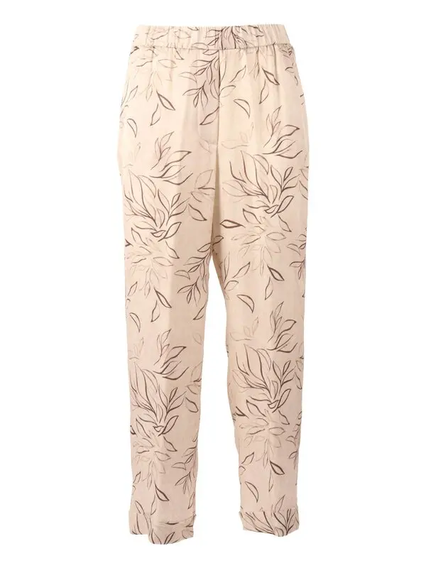 Peserico Floral Printed Trousers - Other