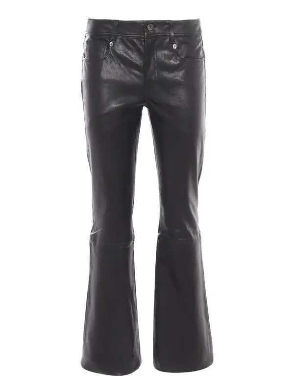 S.W.O.R.D LONDON Leather Pants - Red