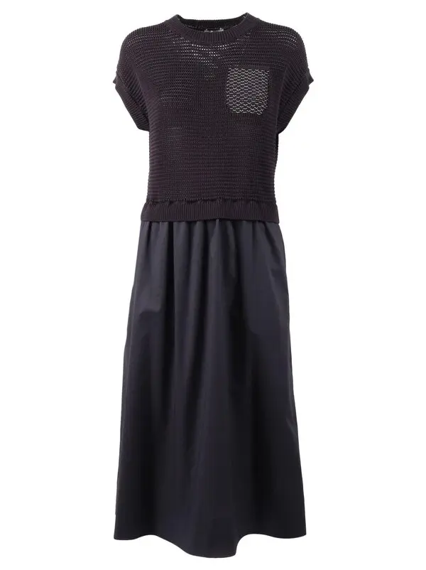 Peserico Knitted Dress - Blu
