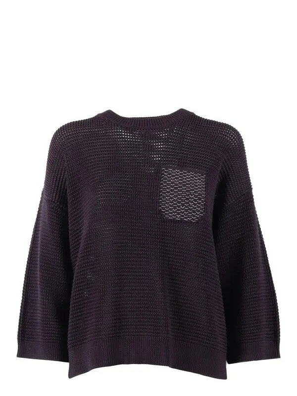 Peserico Knitted Sweater - Blu