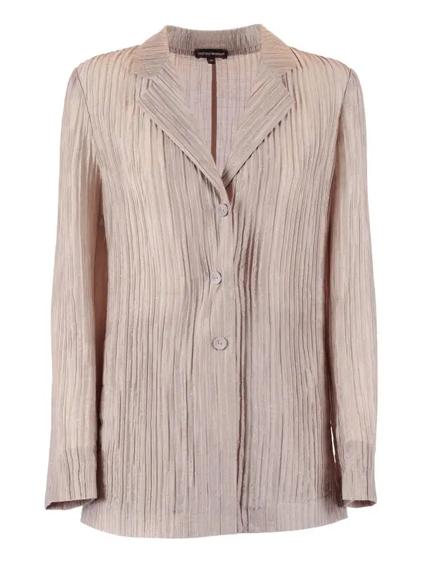 EMPORIO ARMANI WOMAN Textured Blazer - Other