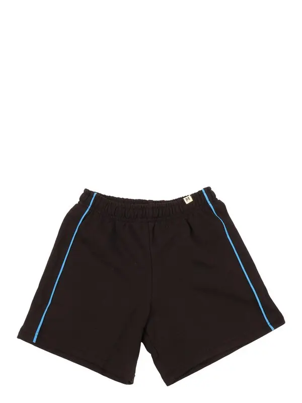 MINI RODINI Plain Piping Sweatshorts - Red