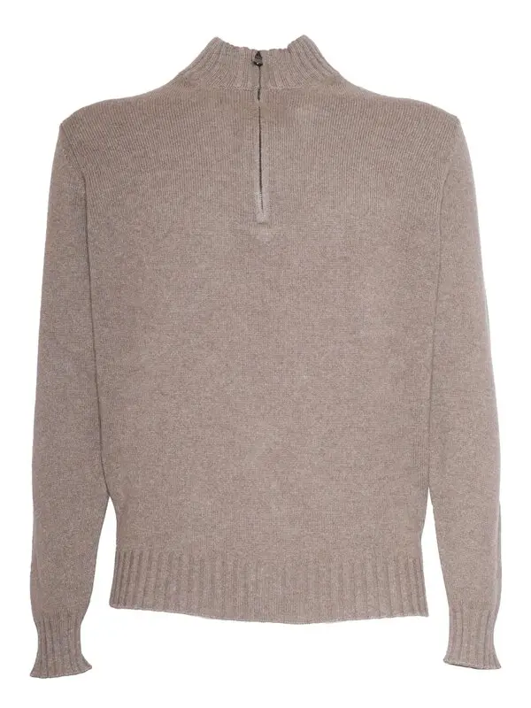 PHI FDL Cashmere Zip Top - Red