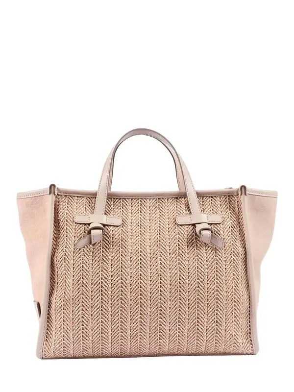 GIANNI CHIARINI Leather And Fabric Handbag - Other