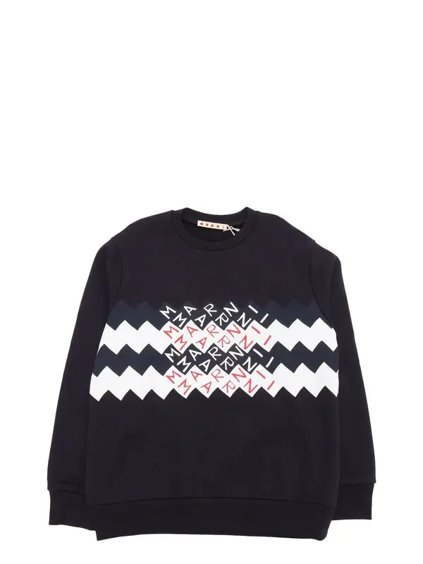 Marni Ms309u Felpa - Blu