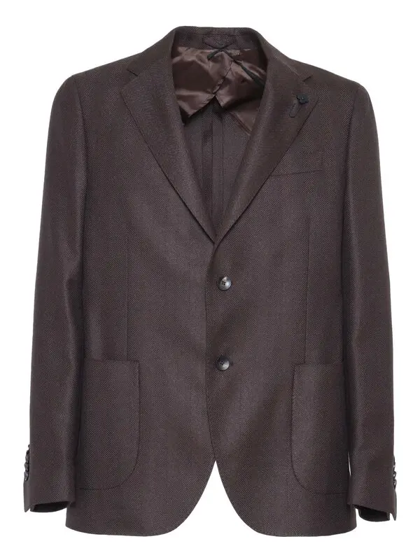LARDINI Special Line Drop 7 Reg Giacca - Red