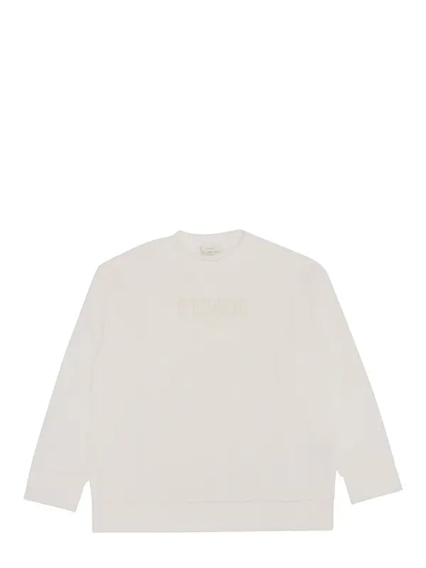 FENDI JR Felpa Sweatshirt - White