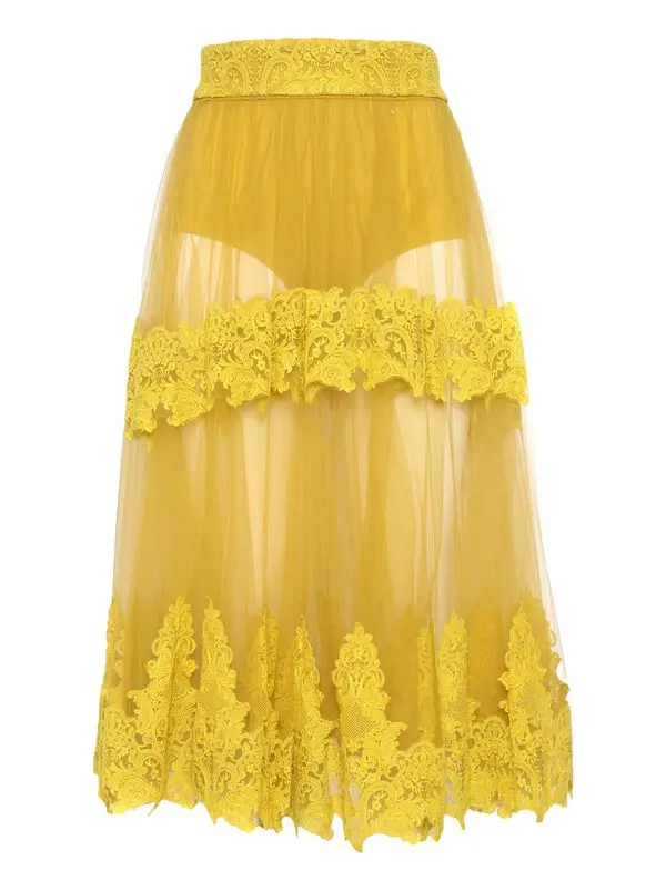 Elisabetta Franchi Gonna - Yellow