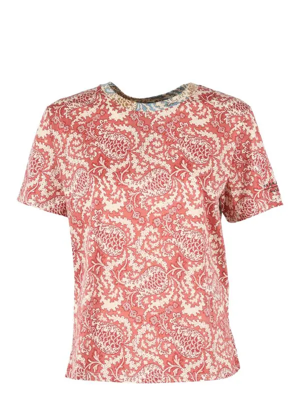 Max Mara Printed T-shirt - Red