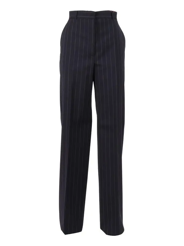 Max Mara Enfasi Long Trousers - Blu