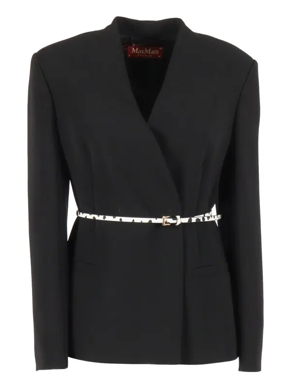 Max Mara Quinoa Giacca - Red