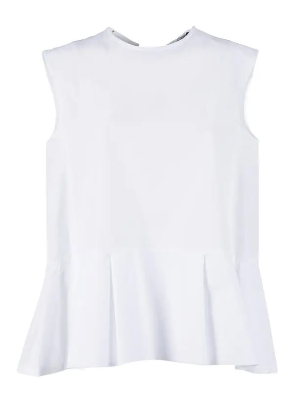 Max Mara Top Canottiera - White