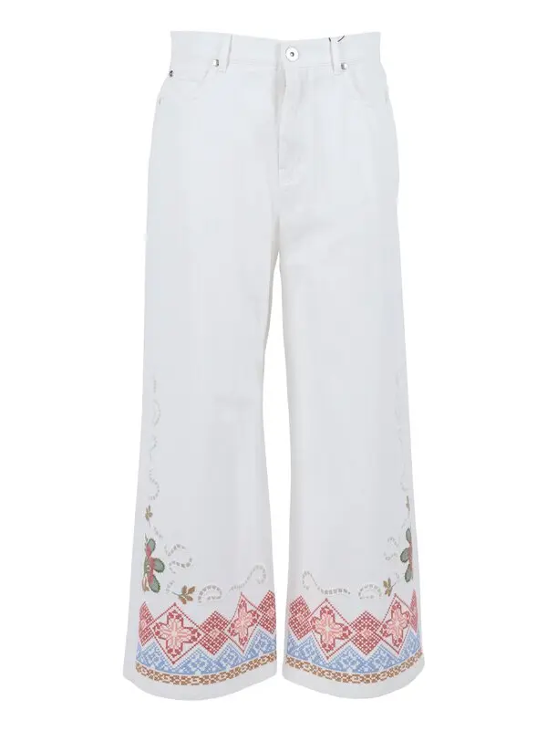Max Mara Adunco Long Pants - White