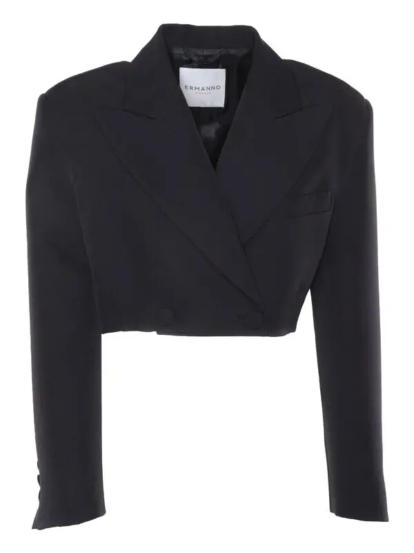 ERMANNO DI E.SCERVINO Cropped Blazer - Red