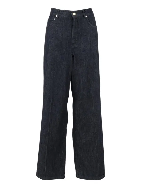 Max Mara Lavinia Denim Pant - Blu