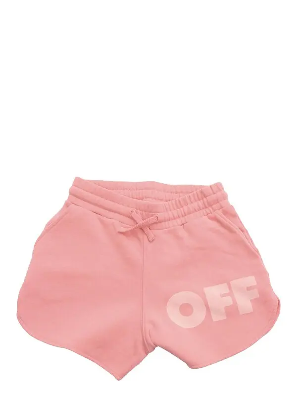 Off-White Garment Dyed Bermuda Shorts - Red