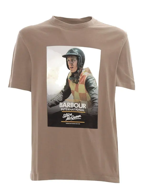 Barbour Nicholl Smq Graphic T-shirt - Red