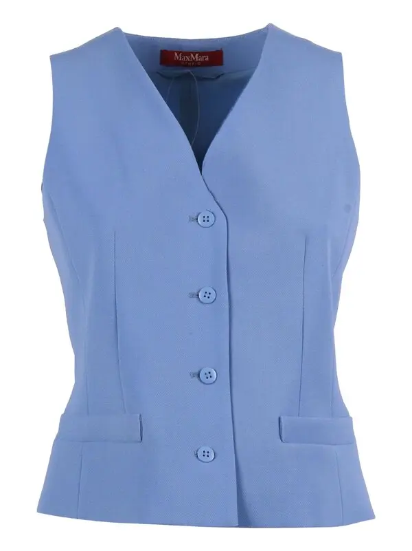 Max Mara Madia Gilet - Blue