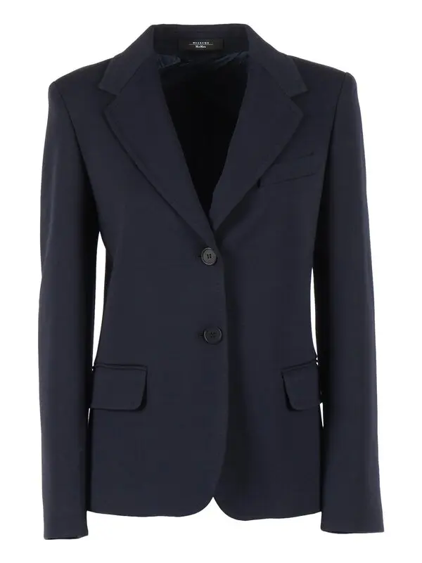 Max Mara Ginnasta Jersey Jacket - Blu