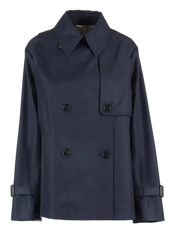 Max Mara Biglia Raincoat - Blu